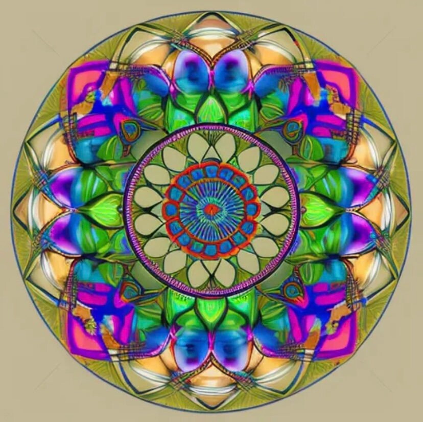 Mandala Spring Inspired Digital Art for Personal Gifts - II - Etsy