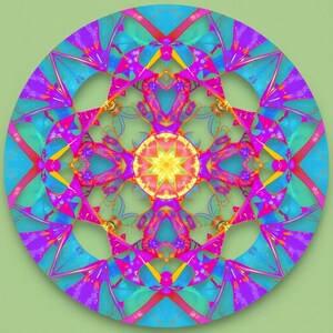 Mandala Glass Magick Original Art Along With Ai Inspired Art Using My ...