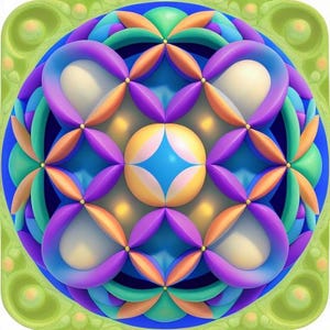 Mandala Glass Magick Original Art Along With Ai Inspired Art Using My ...