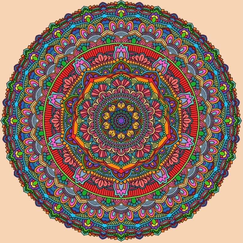 Mandala Rama Digital Art for Personal Gifts - Etsy