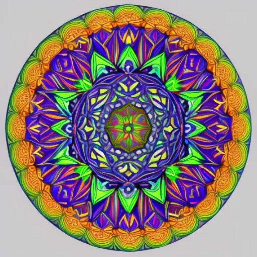 Mandala Spring Inspired Digital Art for Personal Gifts - II - Etsy