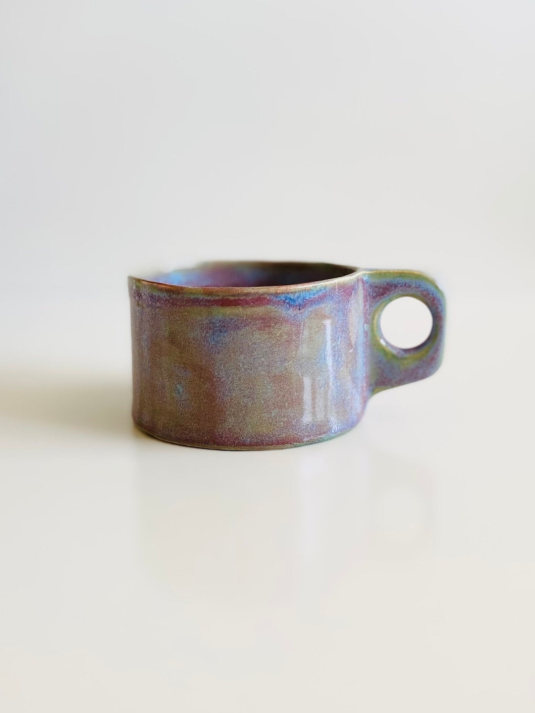 Stoneware Coffee Cup, Valentines Day Gift, Pottery Tea Mug,stoneware ...