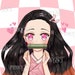 Nezuko Kamado 4 Designs PNG Sublimination Design, Digital File, Anime ...