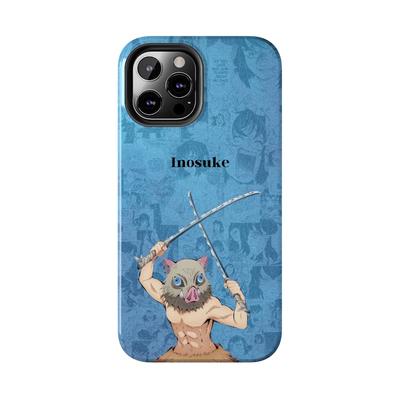 Demon Slayer Characters Tough Phone Cases, Nezuko, Tanjiro, Inosuke ...