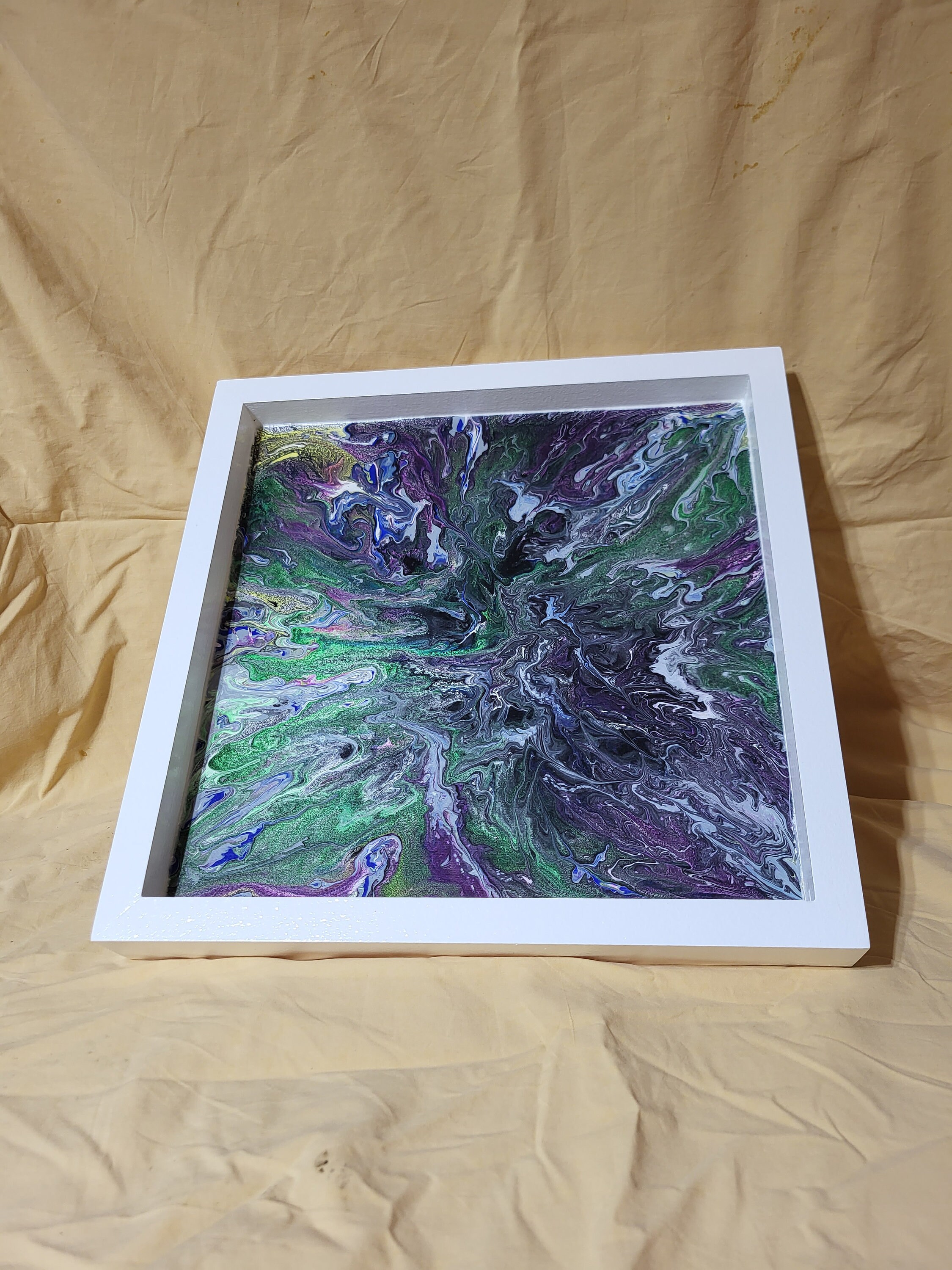Acrylic Flow Paint Serving Tray Artwork Wall Picture - Etsy