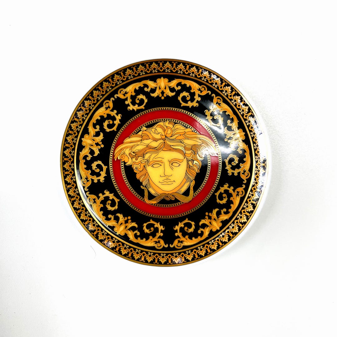 Versace Medusa by Rosenthal, Small coaster Size - Etsy