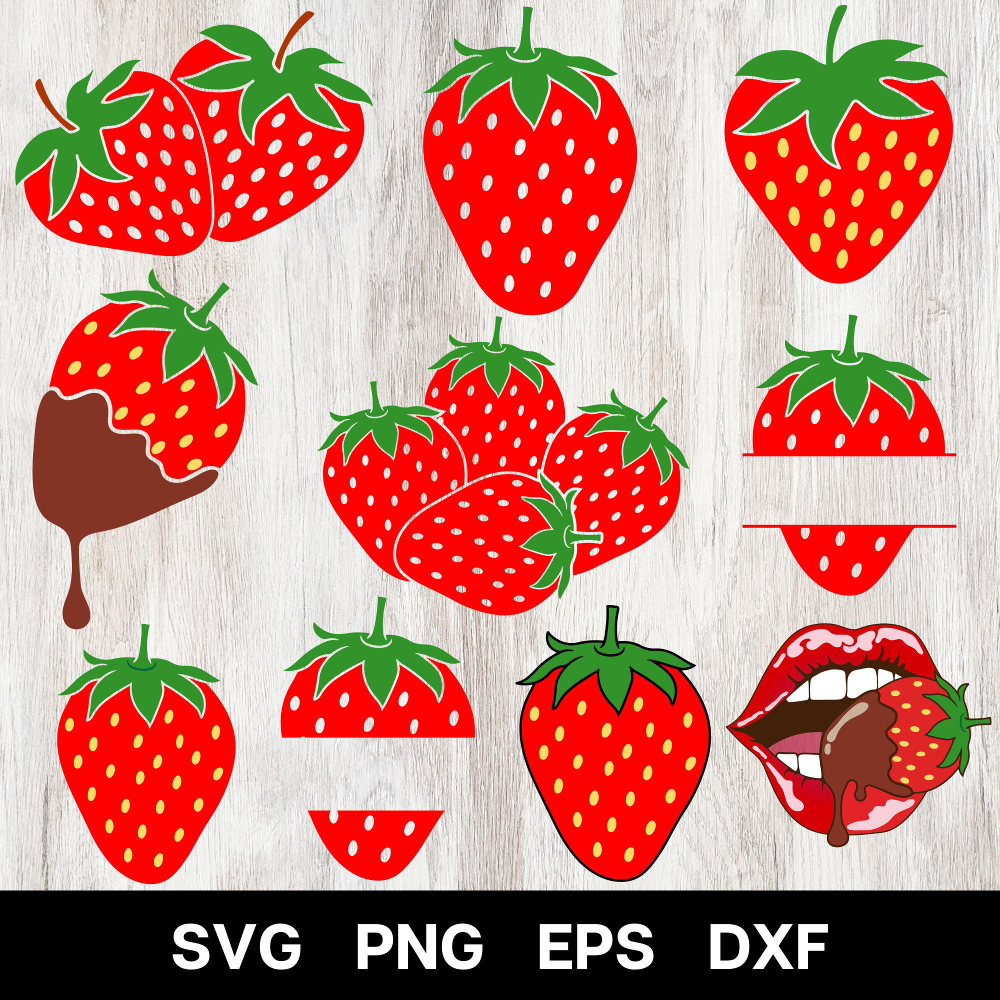 Strawberry Svg Bundle, Strawberry Svg, Strawberry Clipart, Strawberries ...