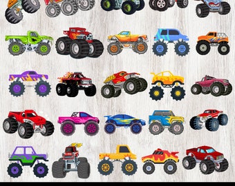 Monster Truck Clipart, Monster Trucks, Trucks Clipart, Cute Trucks ...