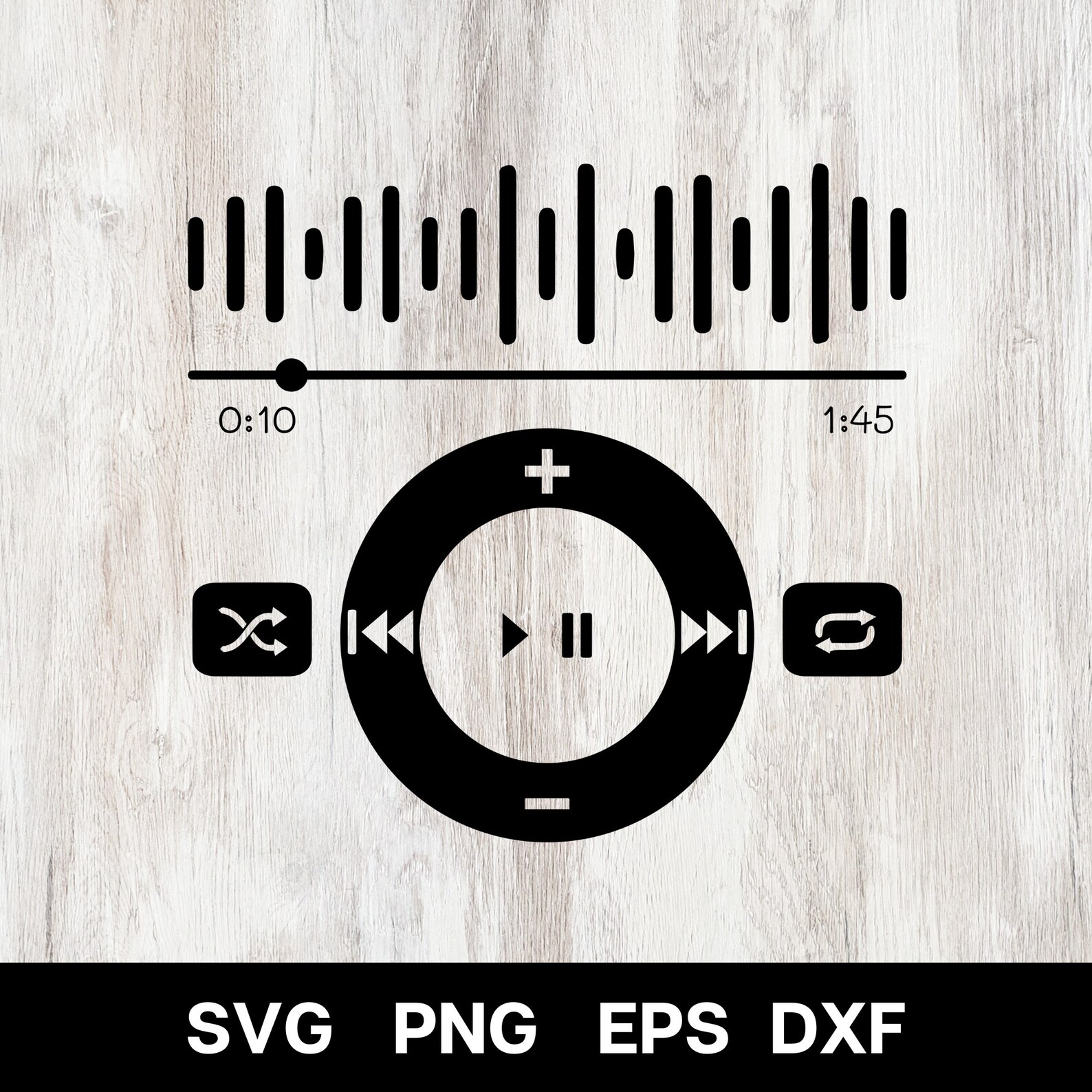 Music Player Svg, Audio Control Buttons Svg, Music Clipart, Music Note ...