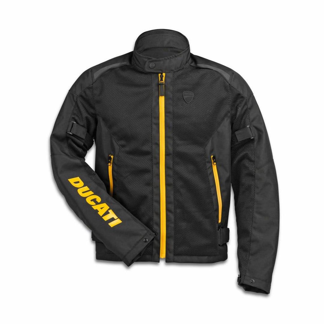 Ducati Mesh Motorcycle Jacket Men | CE Armored Summer Riding Gear ...