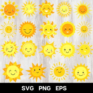 Sun svg - Etsy