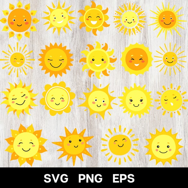 Sun Svg - Etsy