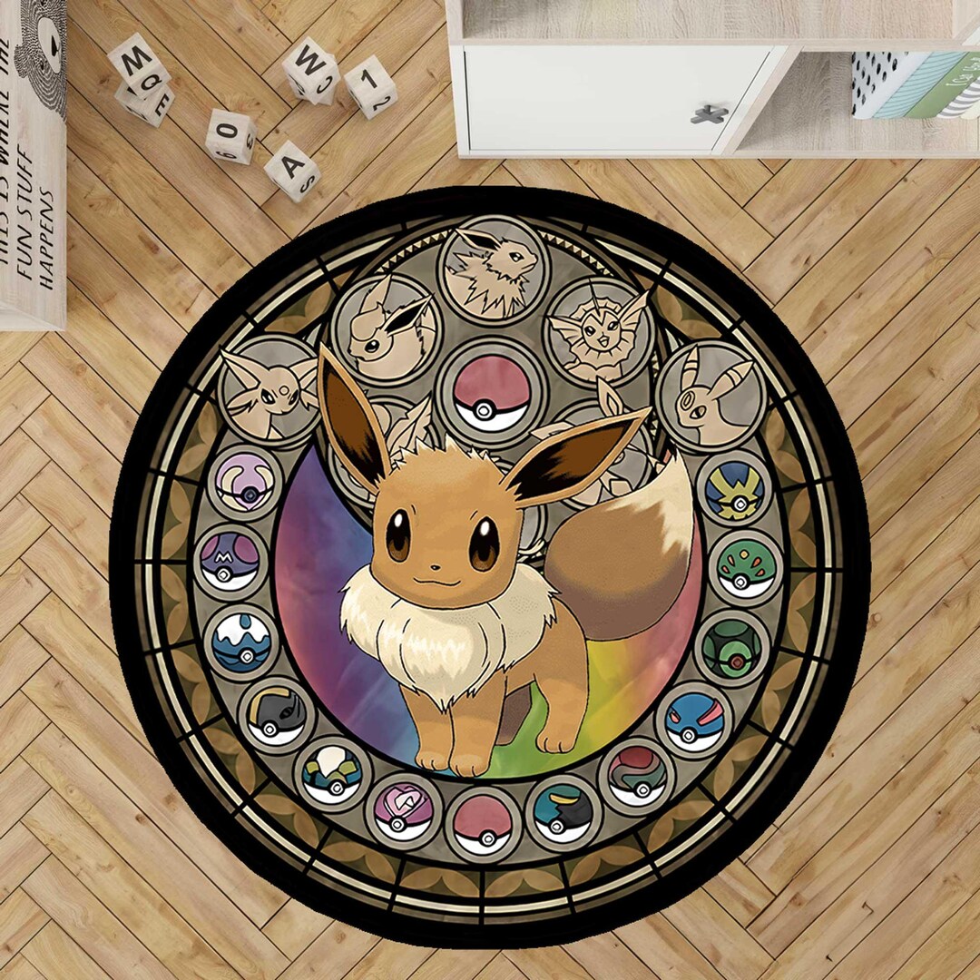 Eevee Rug,umbreon Rug,eevee Evolution Rug,eevee All Forms Evolution Rug ...