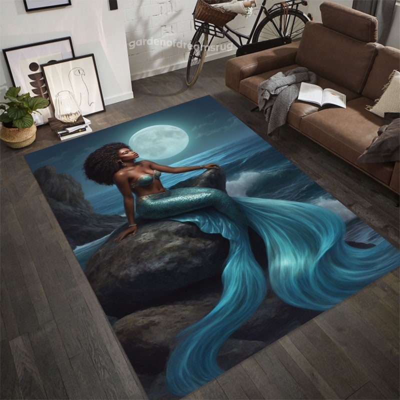 Mermaid Area Rug - Etsy