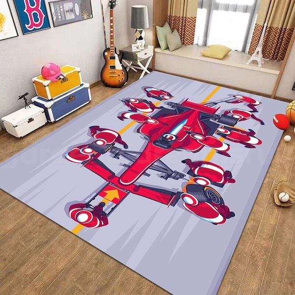 Race Track Rug - Etsy