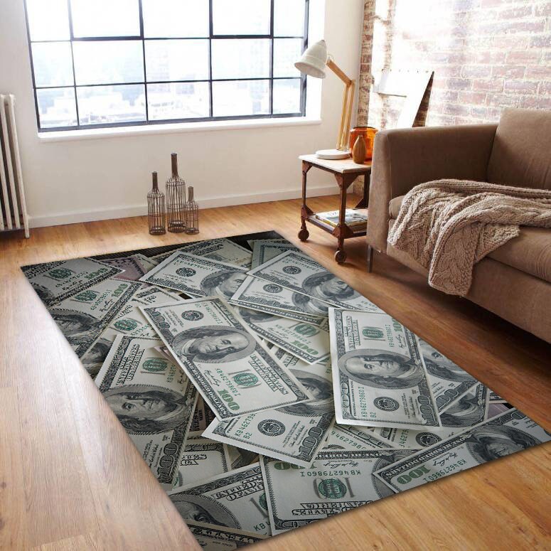 Dollar Rug, Money Rug, 100 Dollar Bill Rug, Area Rug, Popular Rug ...