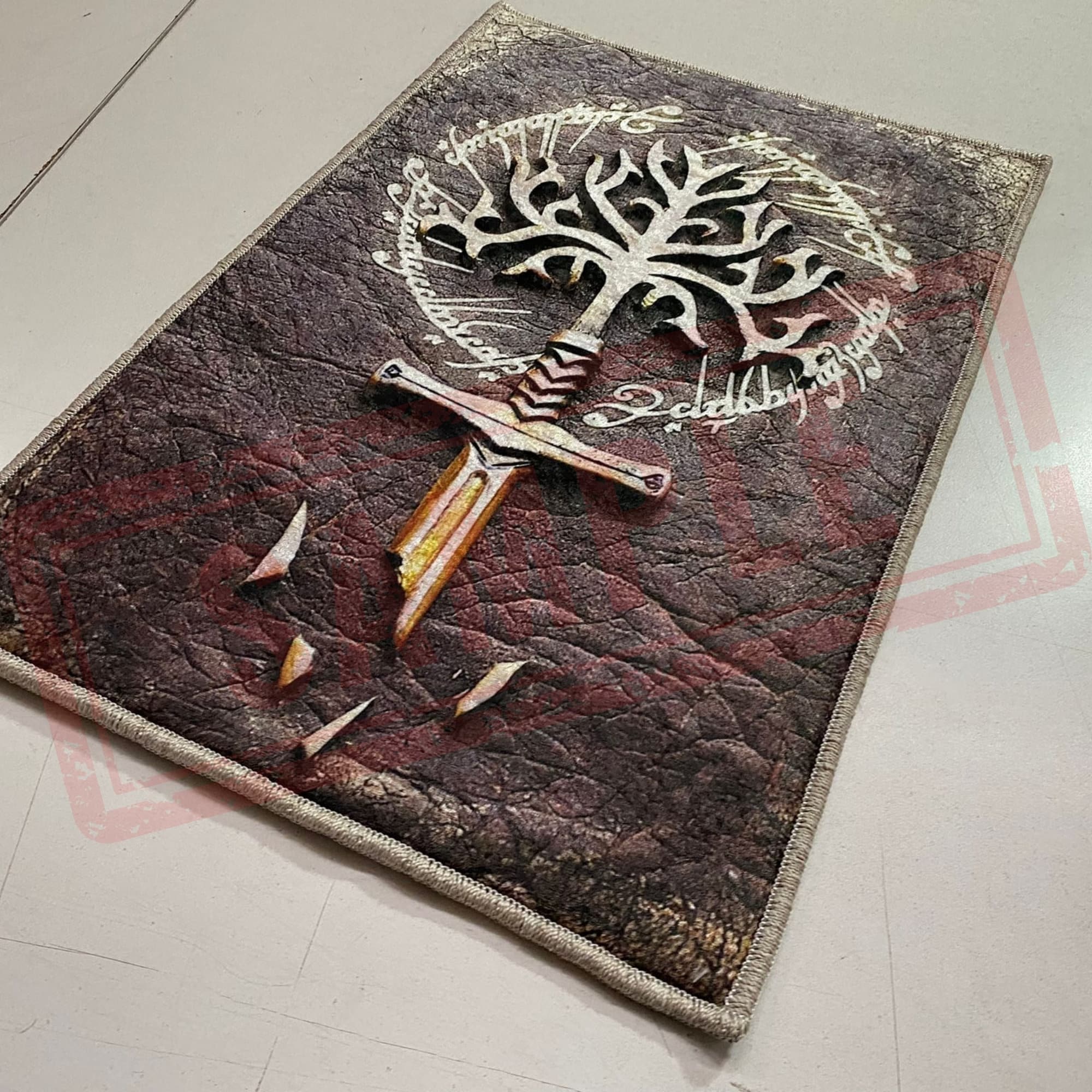 Sword Rug, Sword Decor, Movie Rug, Lord of the Rings Sword Rug, Movie ...