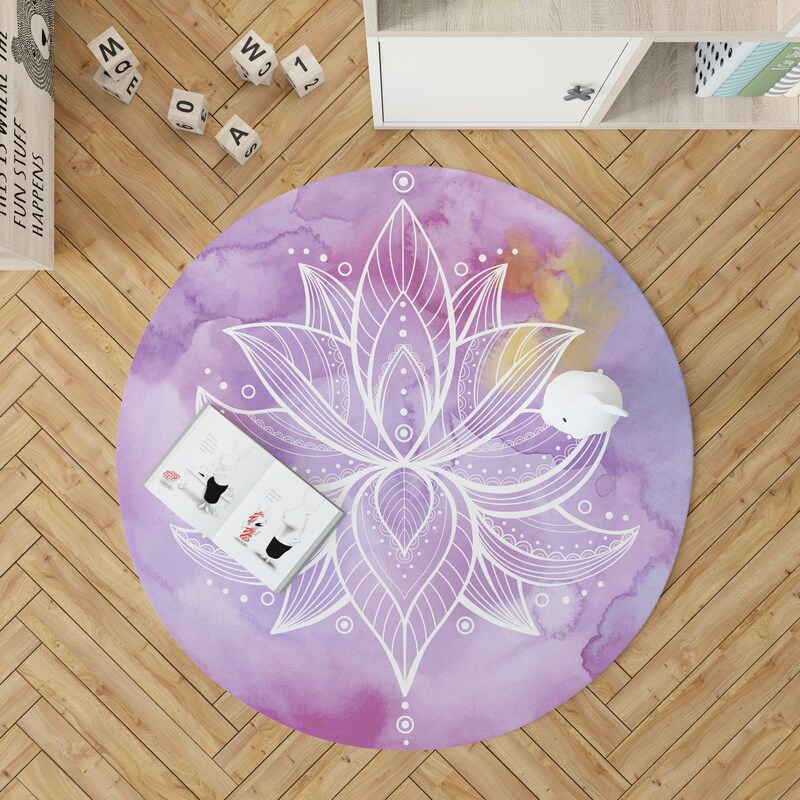 Mandala Colorful Carpet - Etsy