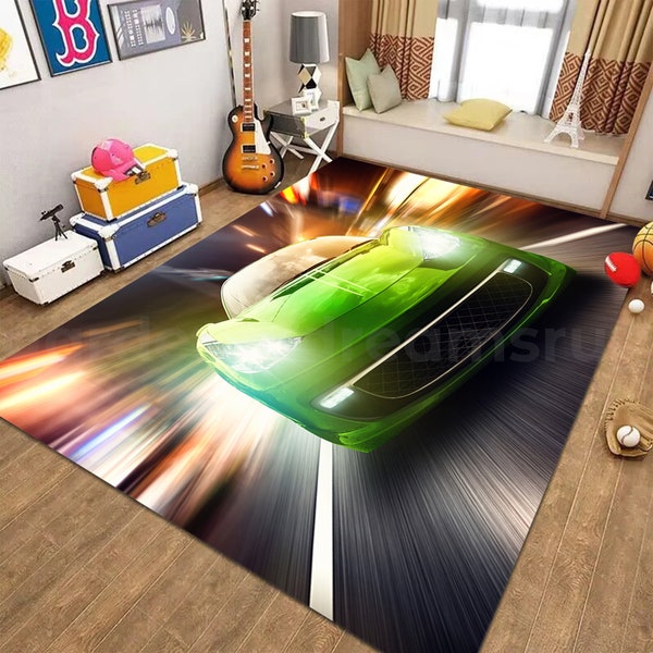 Race Track Rug - Etsy