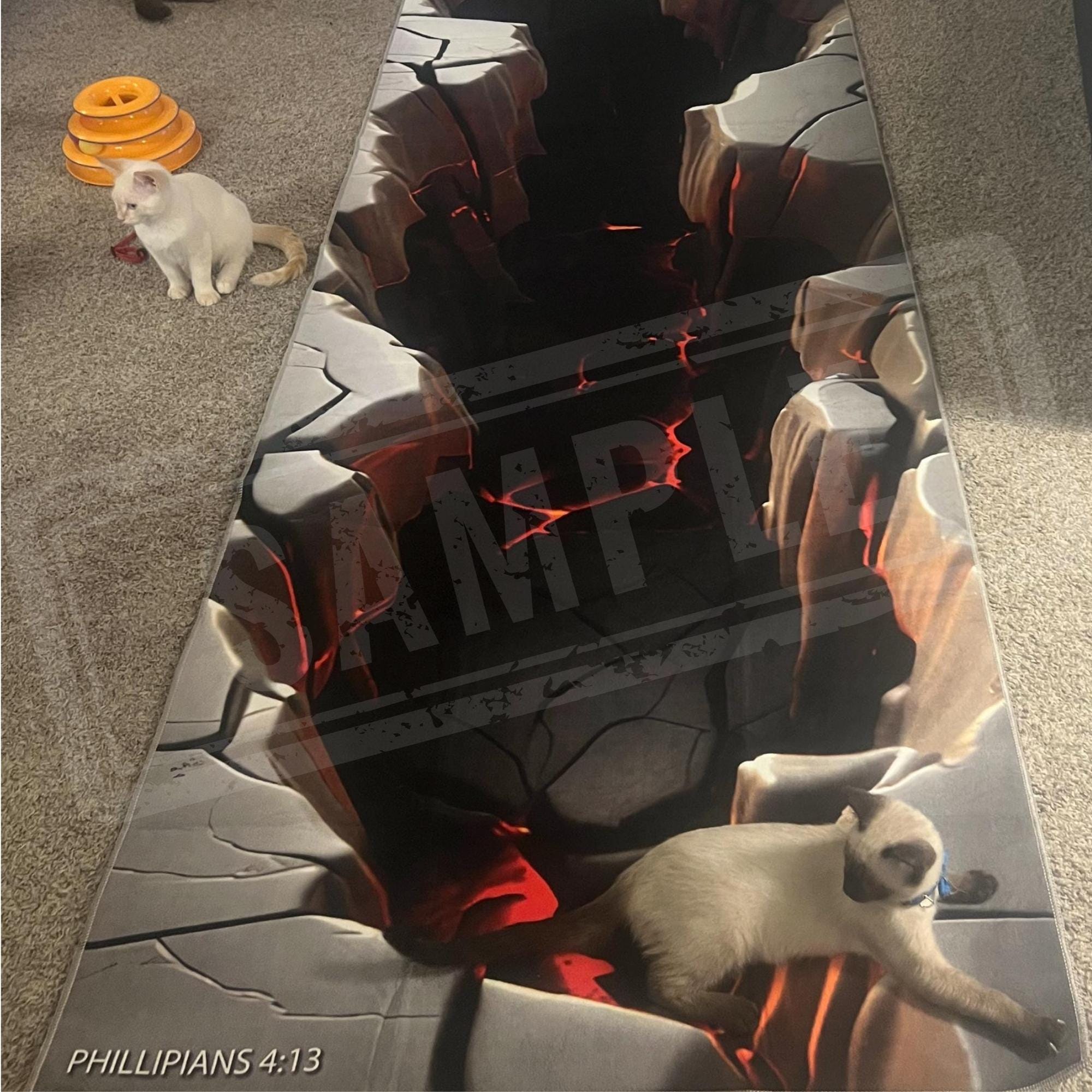 Deep Hole Rug, 3D Runner Rug, 3D Huge Crack Rug, Vortex Rug, Halway Rug ...