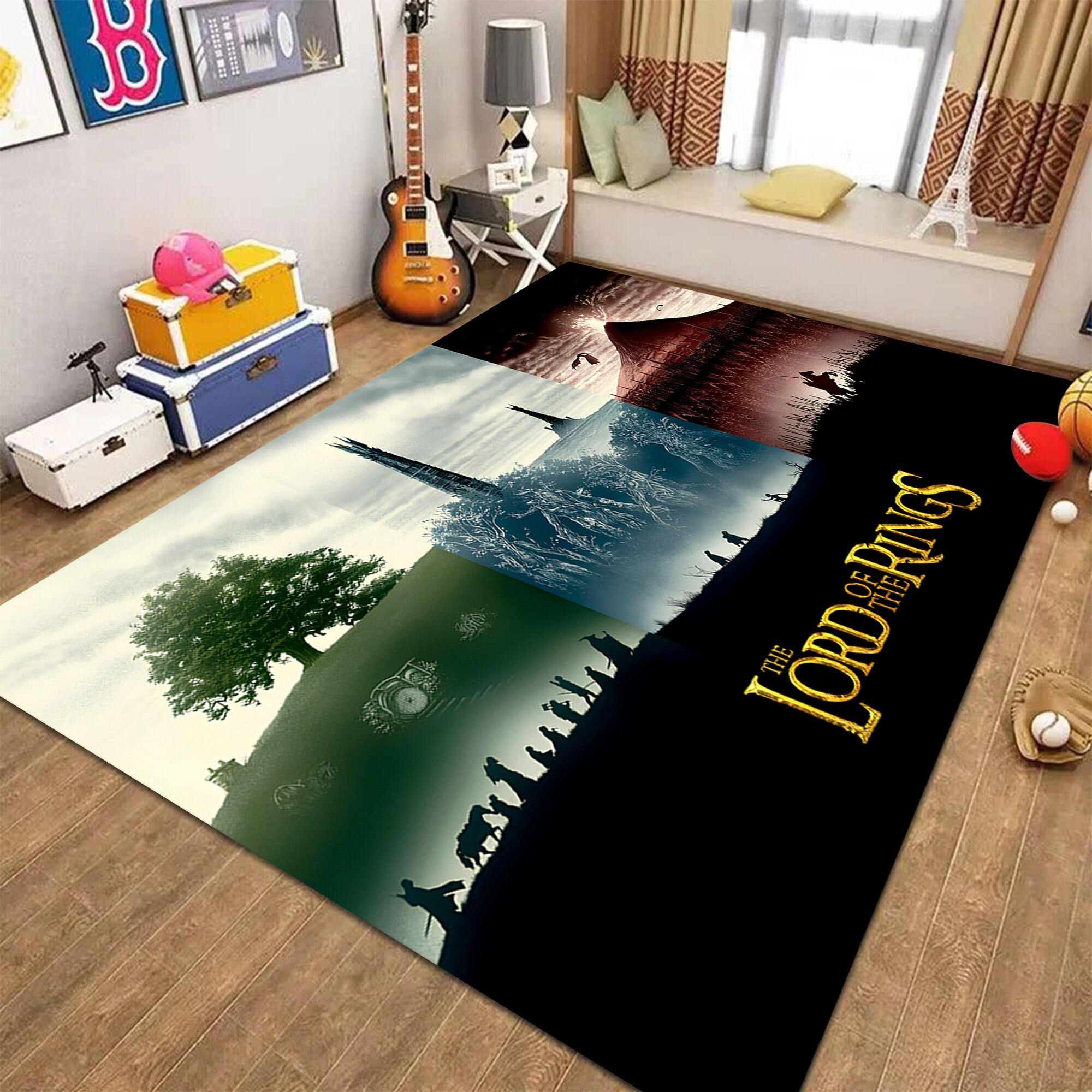 Lord of Rings Rug, Legend Rug, Movie Rug, Gift Rug, Kids Room Rug ...