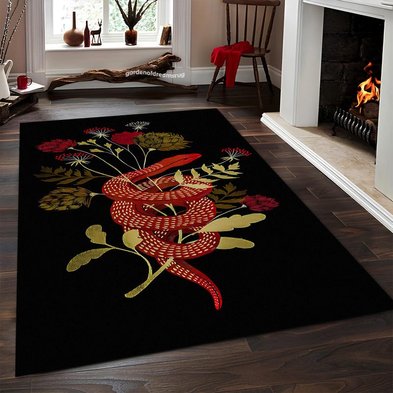 Snake Rug - Etsy