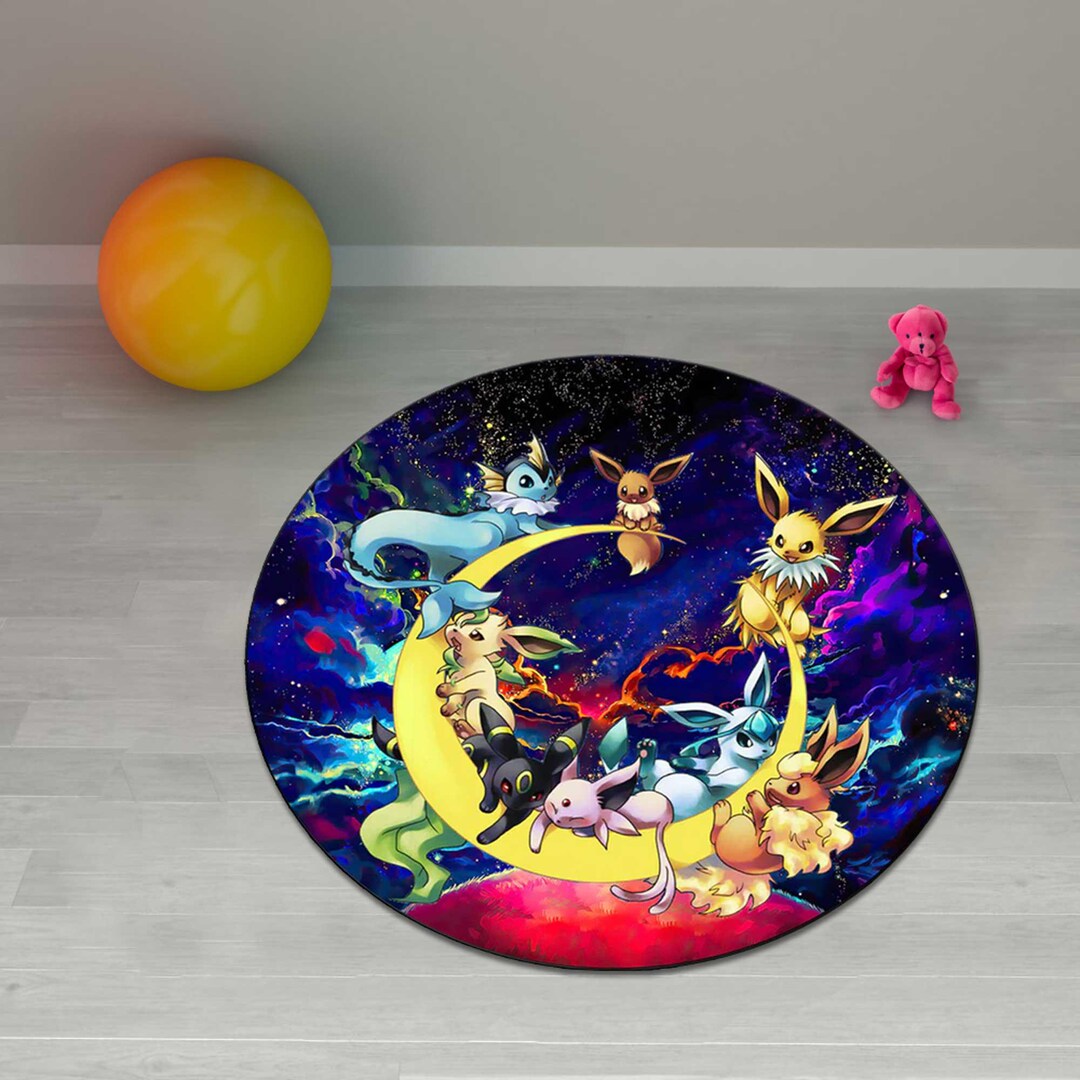 Eevee Rug,umbreon Rug,eevee Evolution Rug,eevee All Forms Evolution Rug ...