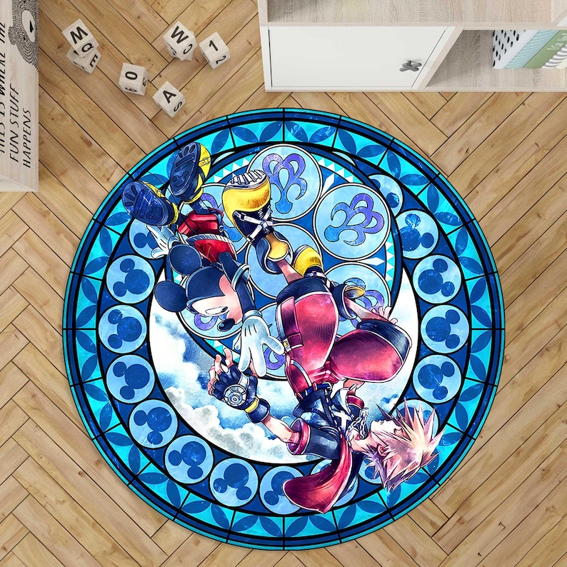 Kingdom Hearts 2 Rug, Kingdom Hearts Two Gift, Ps2 Gift, Play Rug, Cd ...