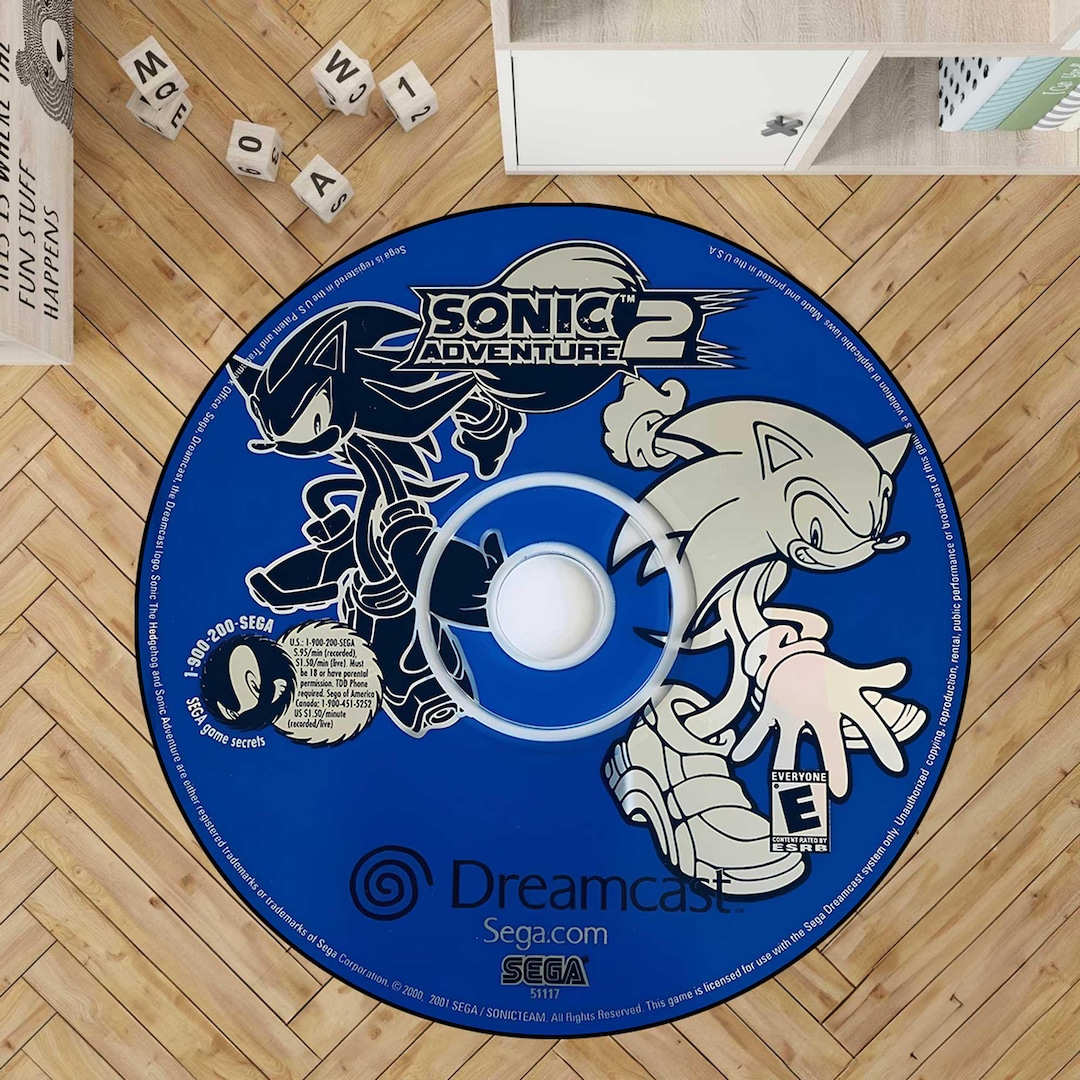 Sonic Adventure 2 Battle CD Rug, Sonic, Sonic Rug, Sonic Adventure 2 ...