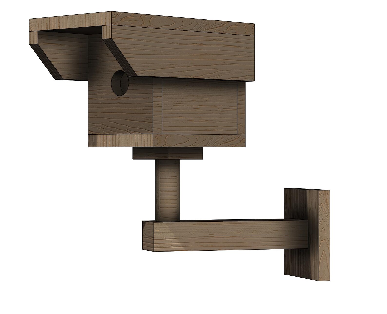 Security Camera Birdhouse Plans for Wren, Chickadee, Titmouse, or ...