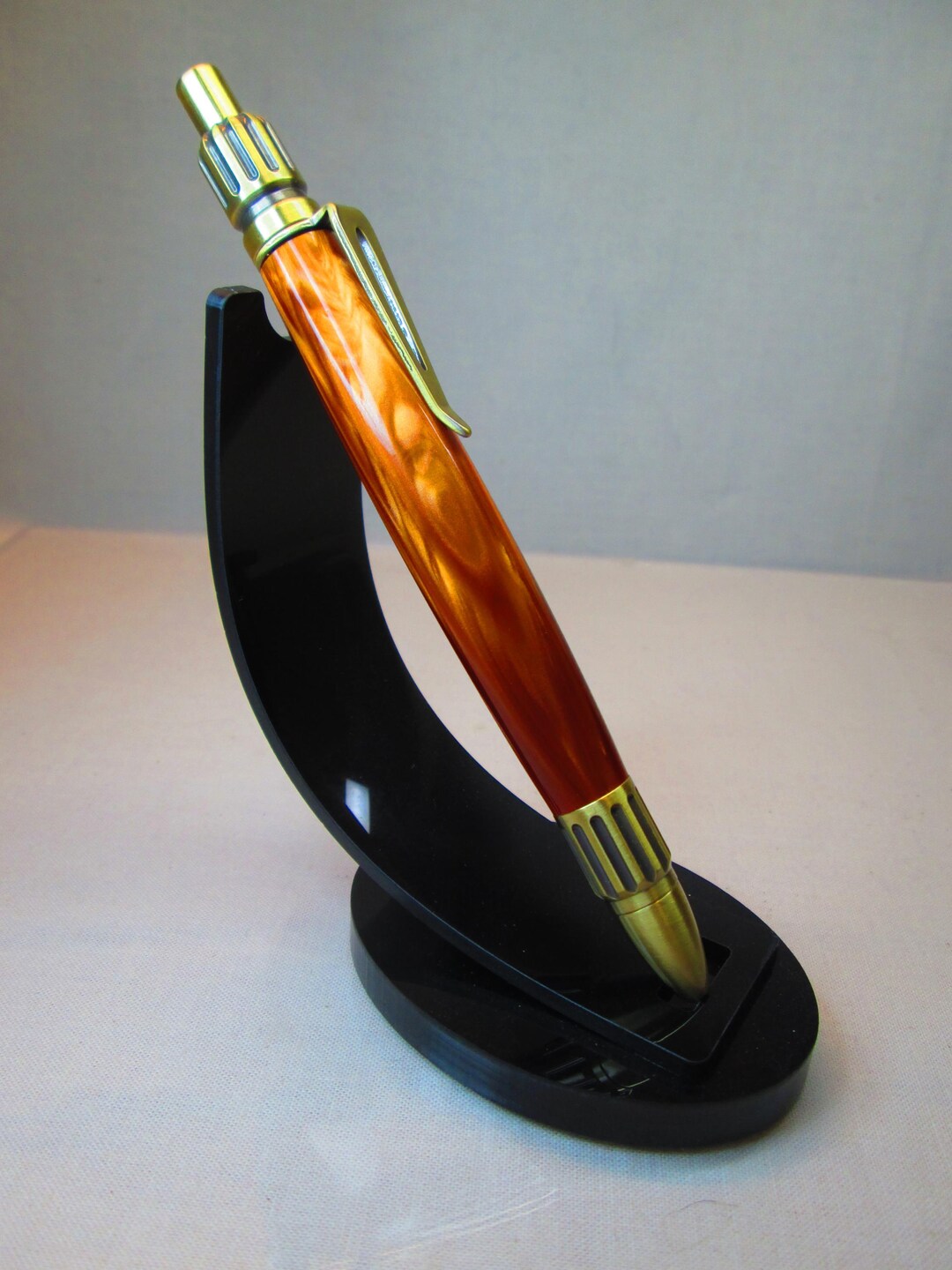 Vintage Style Handmade Antique Brass Click Pen - Etsy