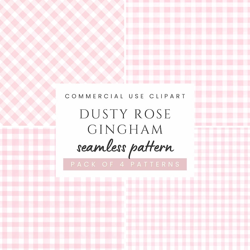 Pink Gingham Fabric - Etsy