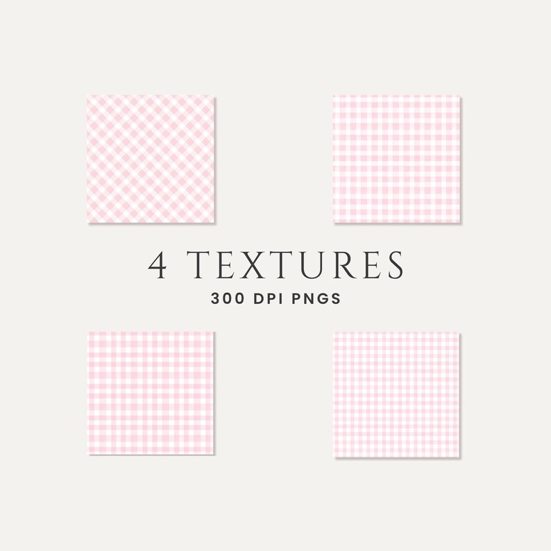 Gingham Pastel Pink Digital Paper Watercolor Checkered Pattern Seamless ...