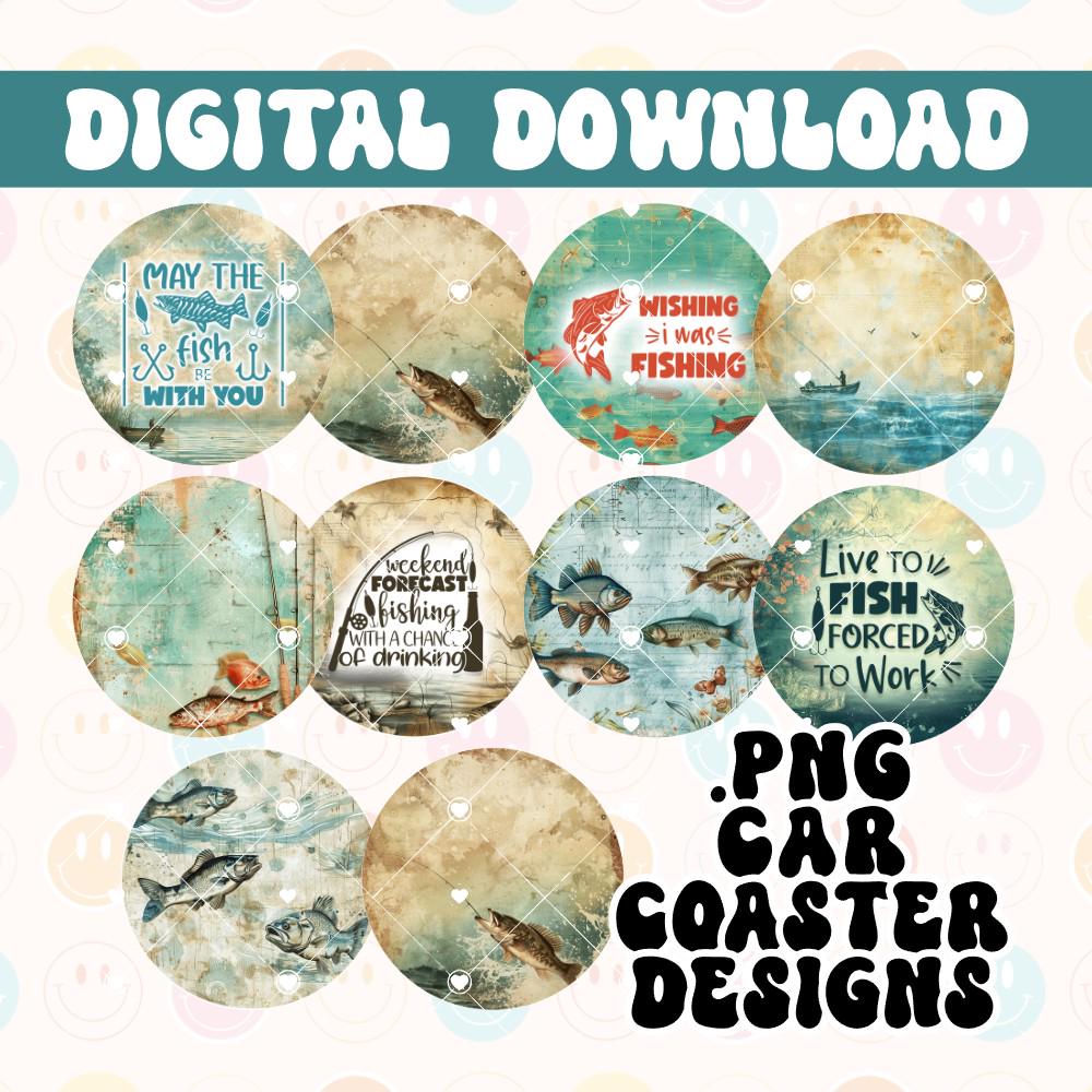 Fishing Digital Download - Fish Sublimation Designs - Outdoor Sports ...