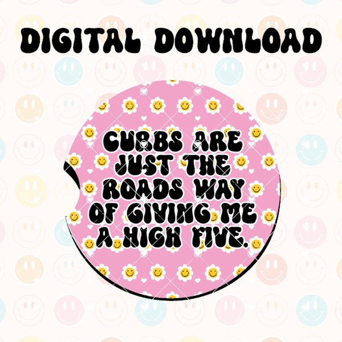 Sarcastic Driving Car Coaster PNG, Car Coaster Sublimation Design ...