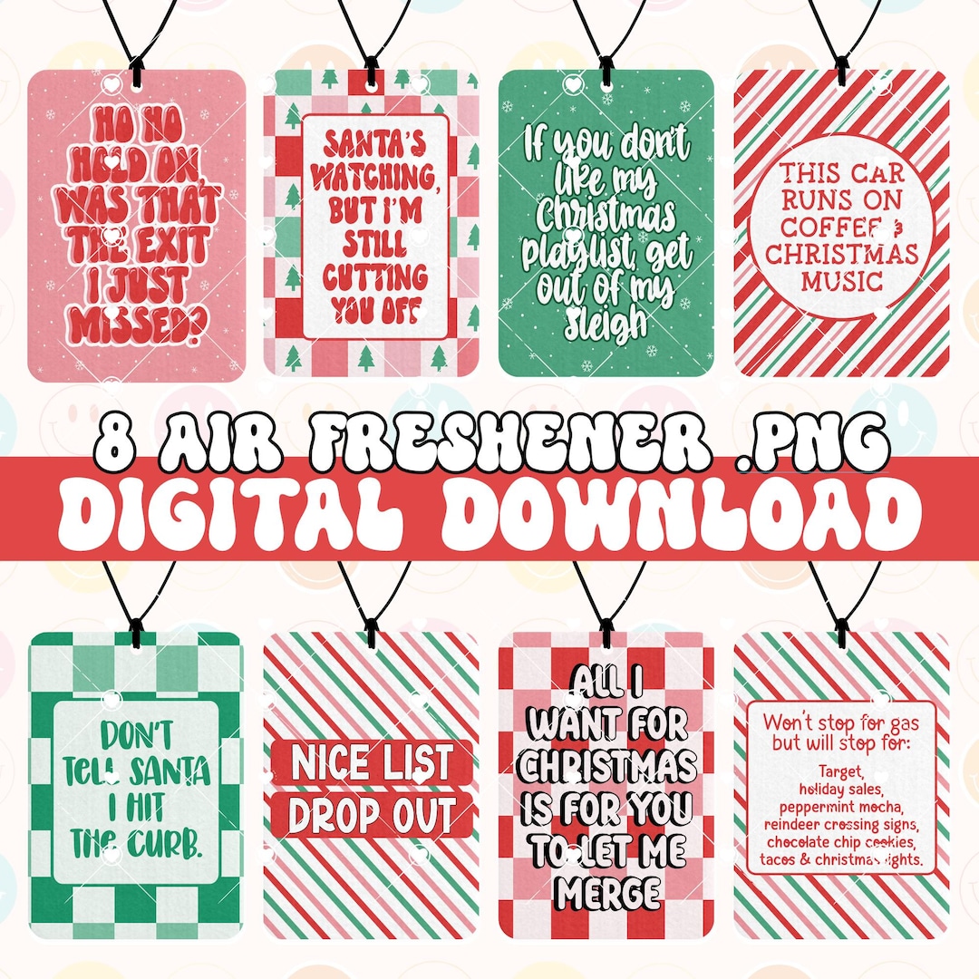 Sarcastic Driving Car Air Freshener PNG, Air Freshie Sublimation Design ...