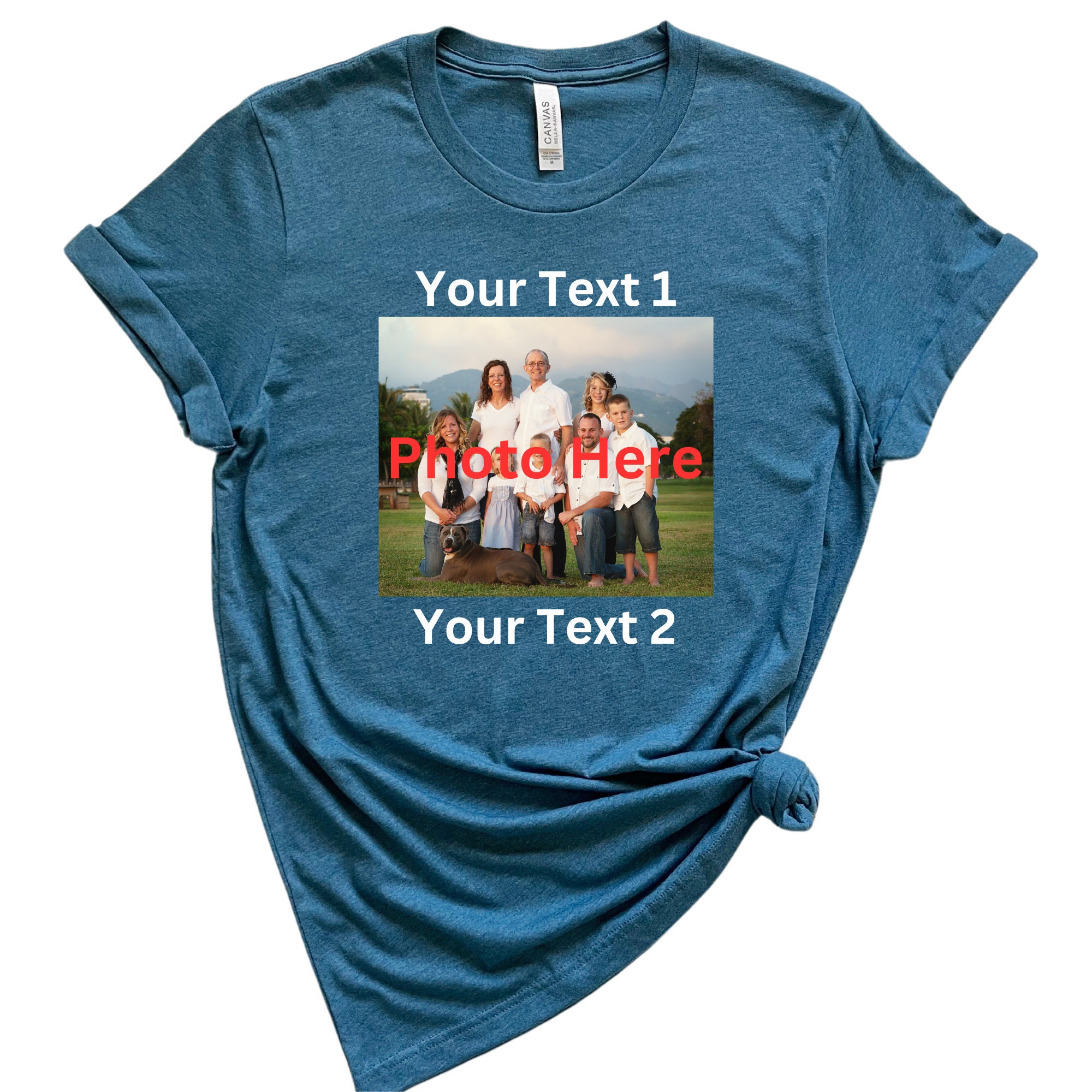 Custom Photo Shirt, Personalized Shirt, Custom Picture Tshirt, Custom ...