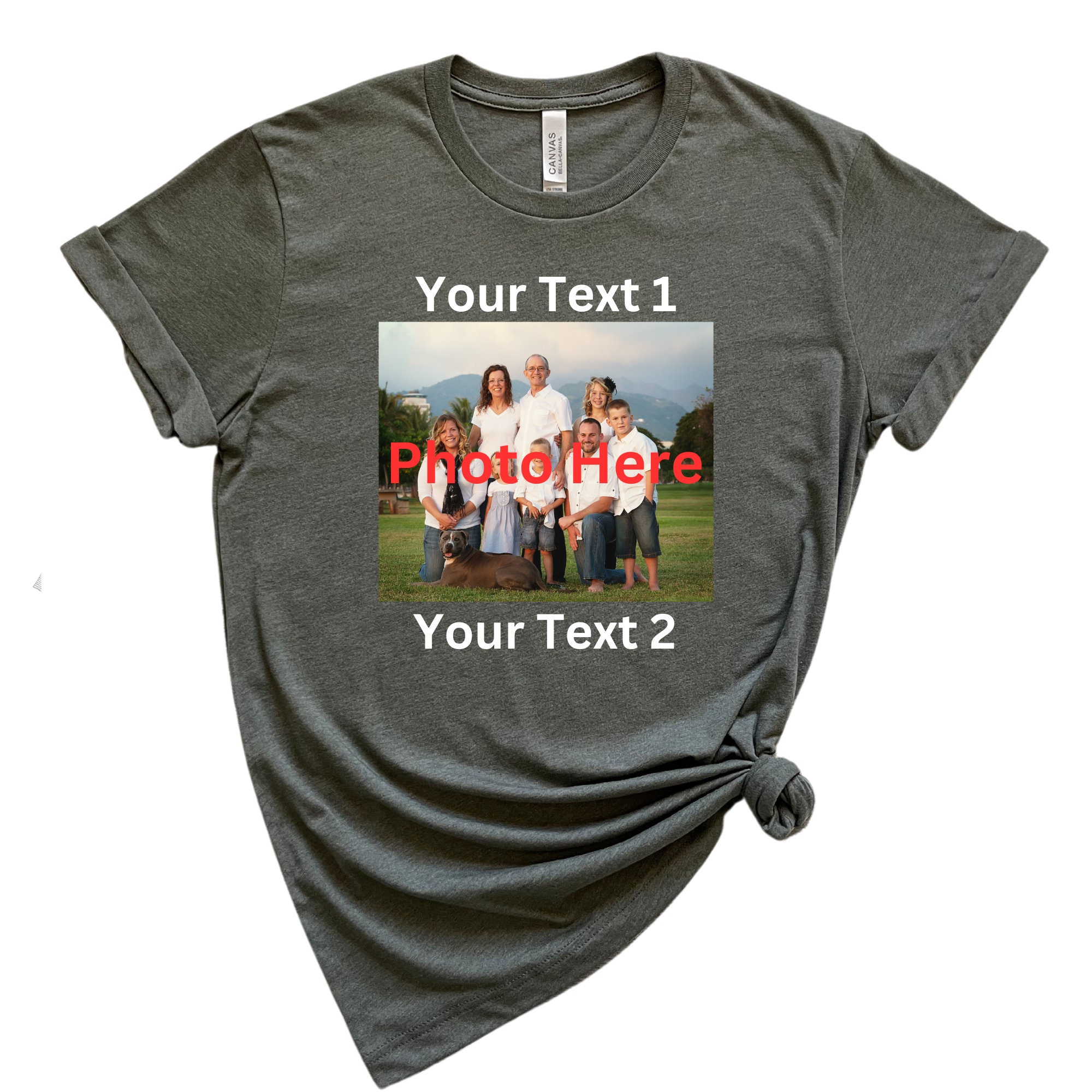 Custom Photo Shirt, Personalized Shirt, Custom Picture Tshirt, Custom ...