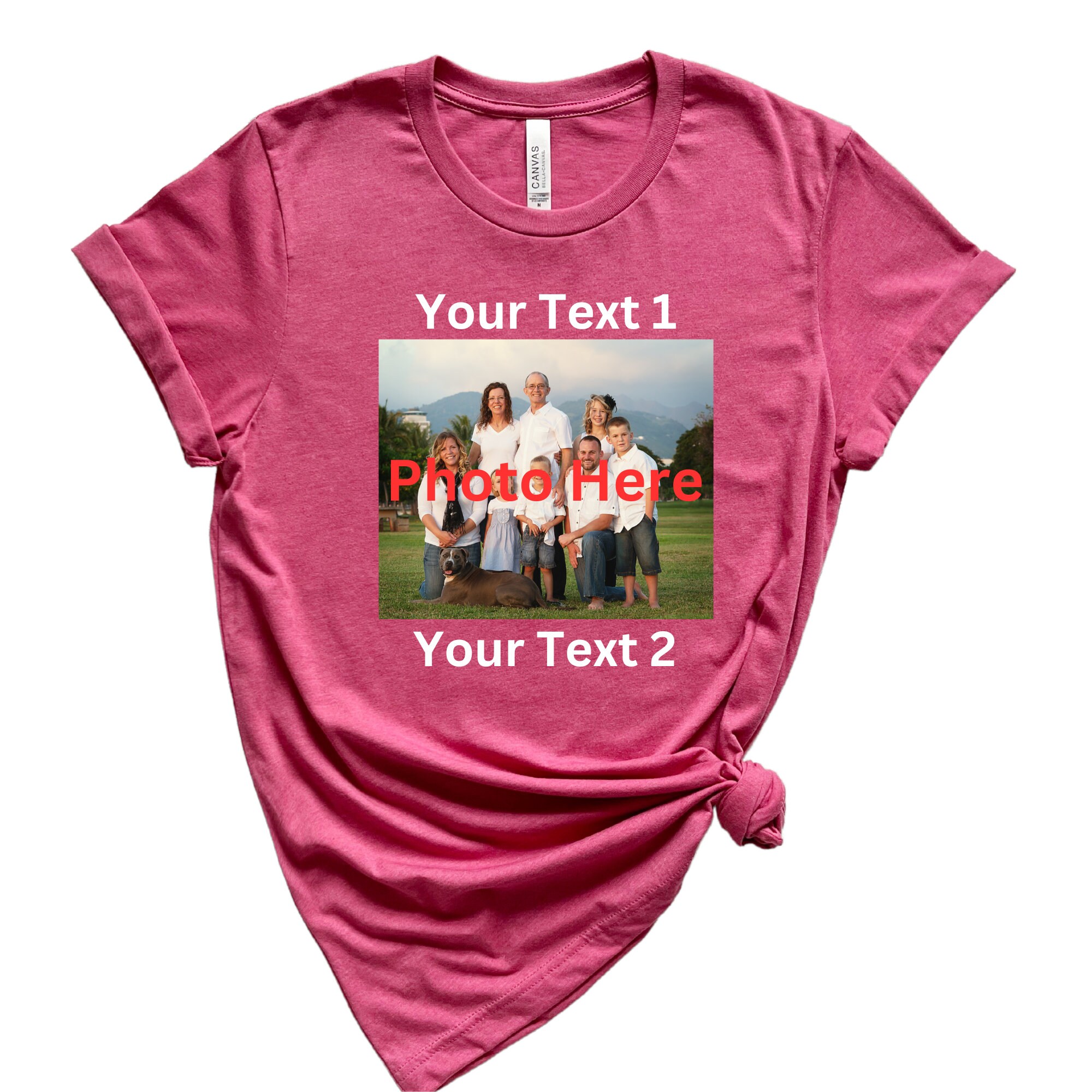 Custom Photo Shirt, Personalized Shirt, Custom Picture Tshirt, Custom ...