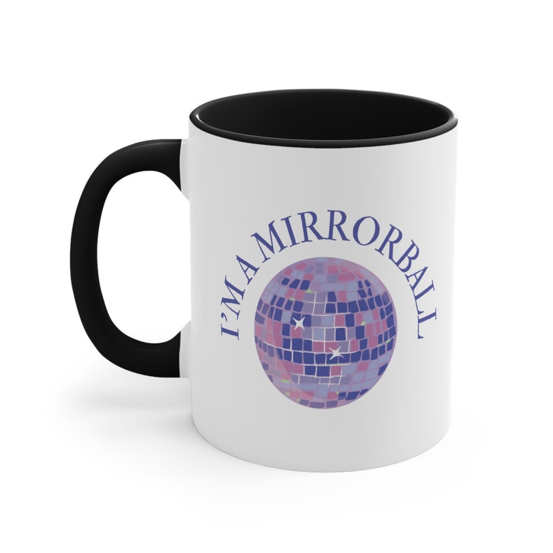 Mirrorball Coffee Mug Purple Disco Ball Coffee Mug Girly Gift I'm A ...
