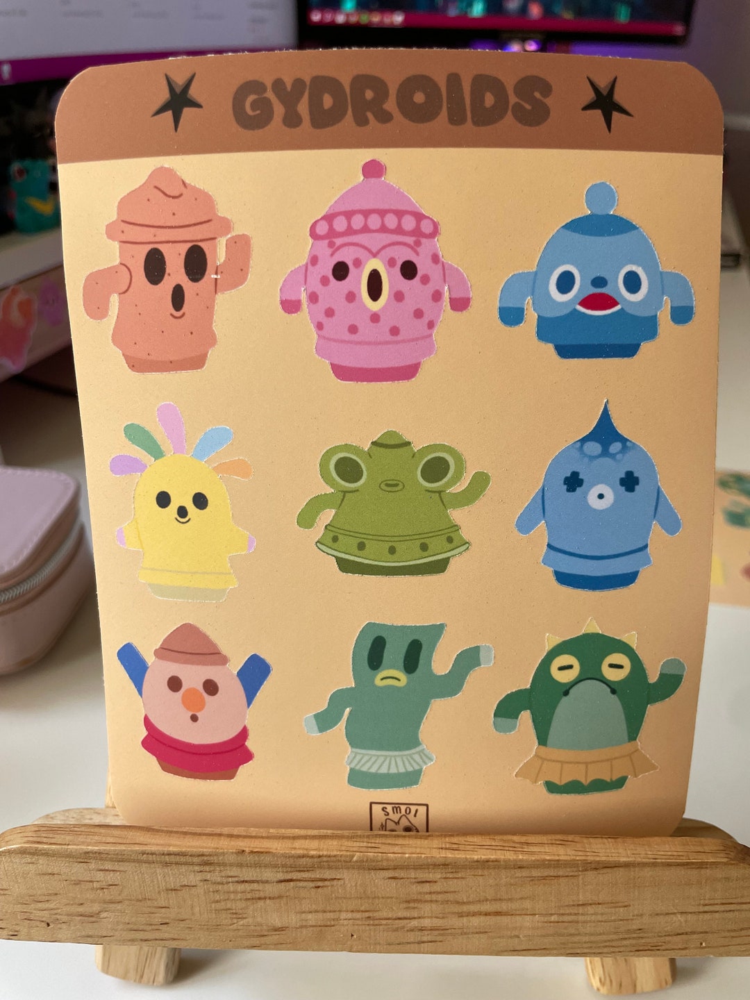 ACNH Gyroid Sticker Sheet Matte for Journal Laptop Planner Stationary ...