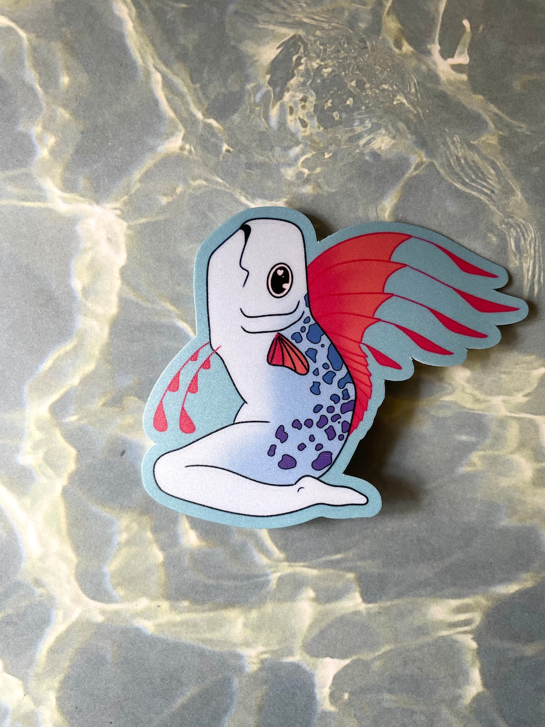 Reverse Mermaids Diecut Sticker | Waterproof | for Journal Laptop ...
