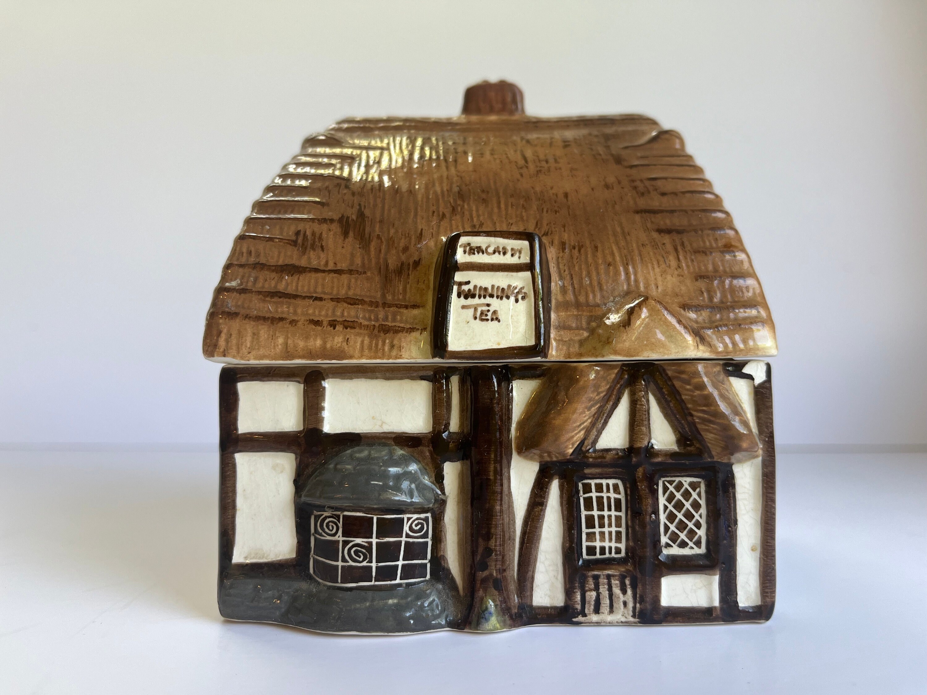 Vintage Twining Tudor House Tea Caddy - Etsy