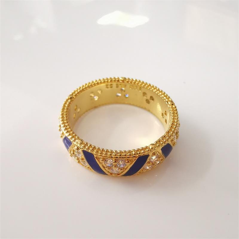 Pandora Shine Ring Exotic Stones Stripes Ring - Etsy