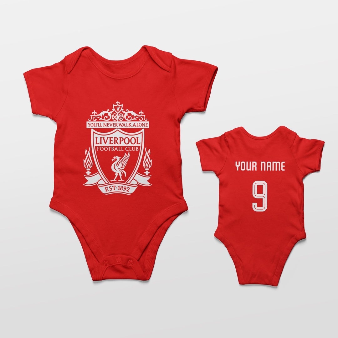 Liverpool Football Club Customised Baby Bodysuit - Etsy
