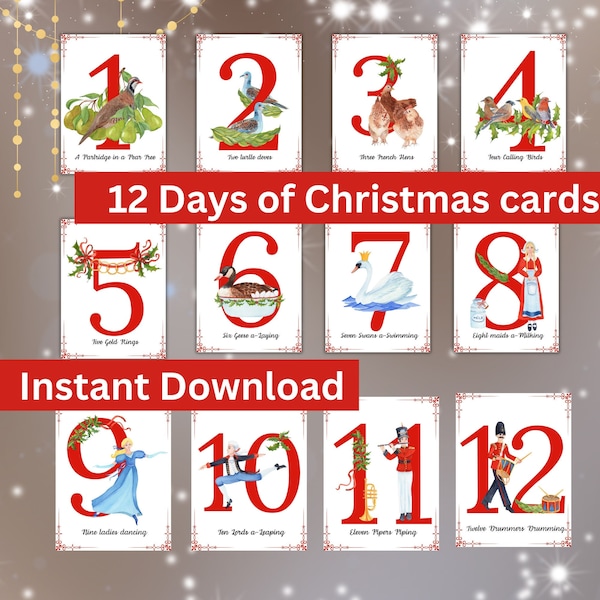 12 Days of Christmas Adult - Etsy