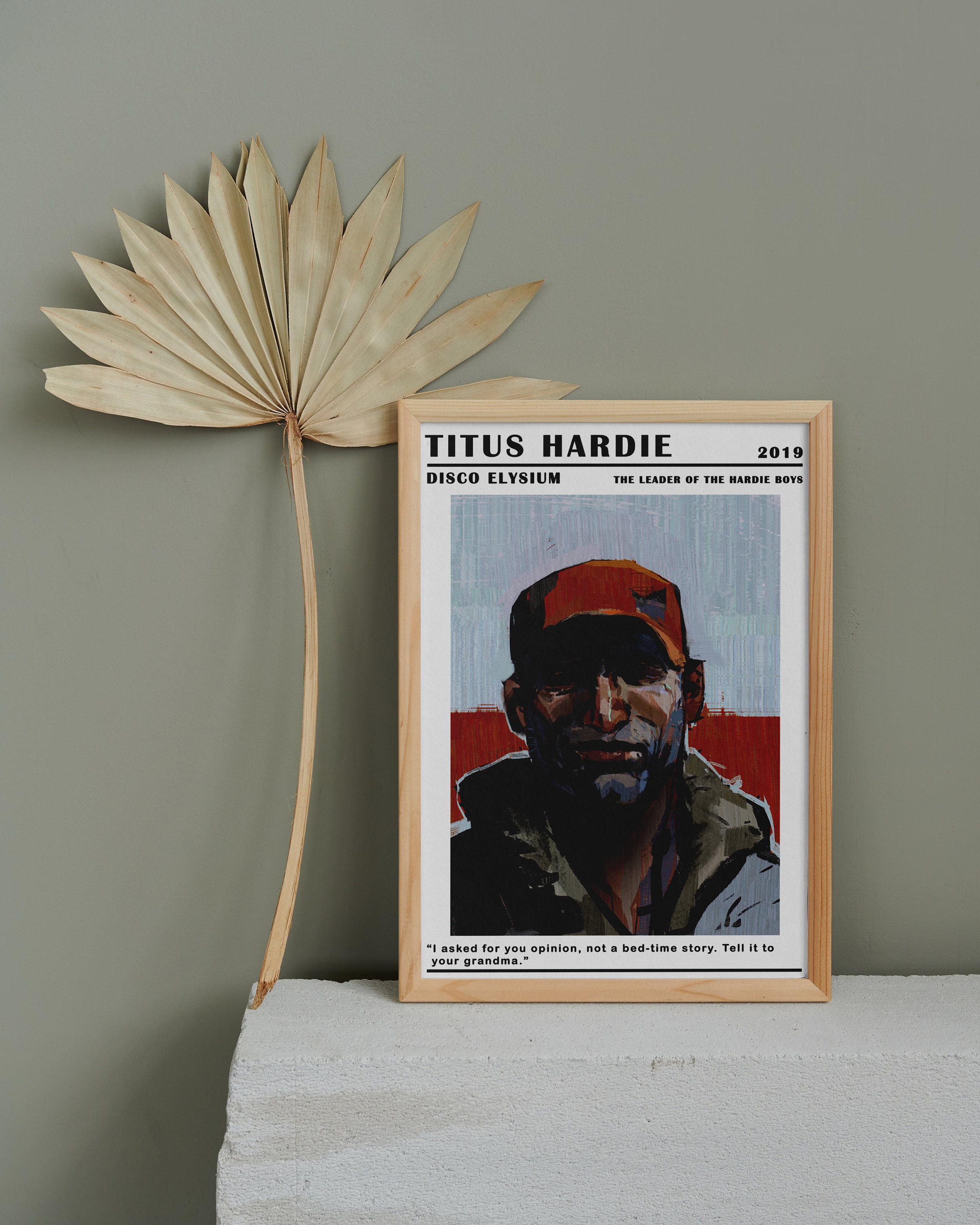 Titus Hardie Disco Elysium Poster Print Titus Hardie Gift - Etsy