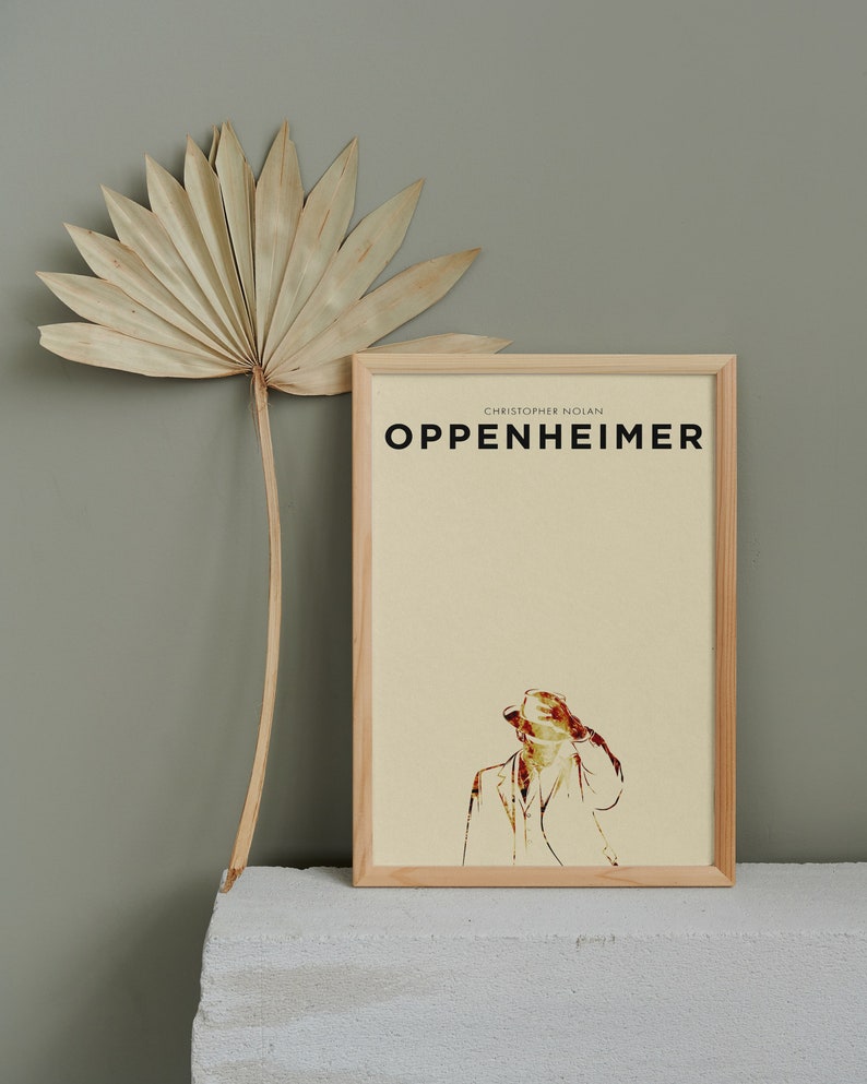 Oppenheimer Cillian Murphy Poster Print, Oppenheimer Gift Poster ...