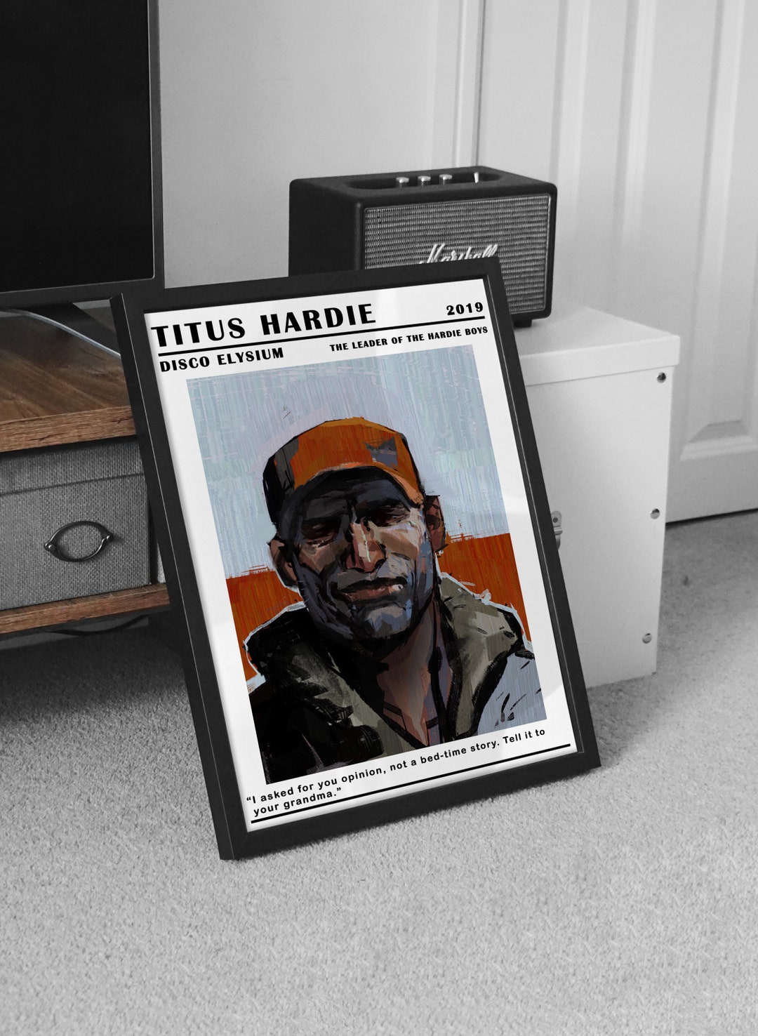 Titus Hardie Disco Elysium Poster Print, Titus Hardie Gift Poster ...