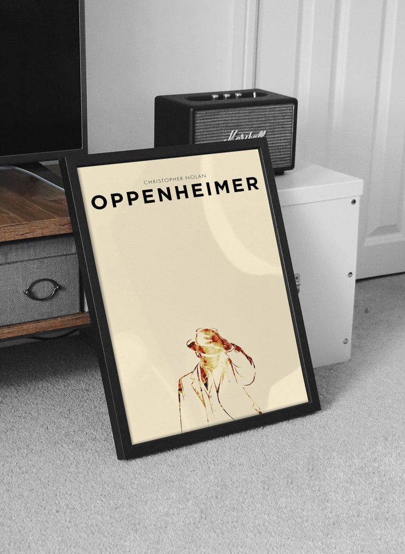 Oppenheimer Cillian Murphy Poster Print, Oppenheimer Gift Poster ...